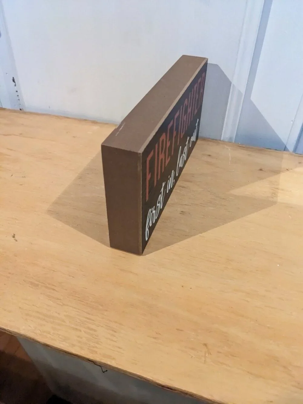 Hobby Lobby | Accents | Hobby Lobby Nwt Firefighter Plaque | Poshmark